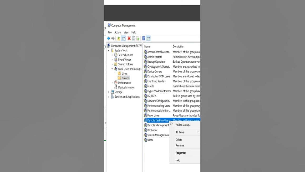 Remotely Add Domain User To Local Administrator On Client Computer - YouTube