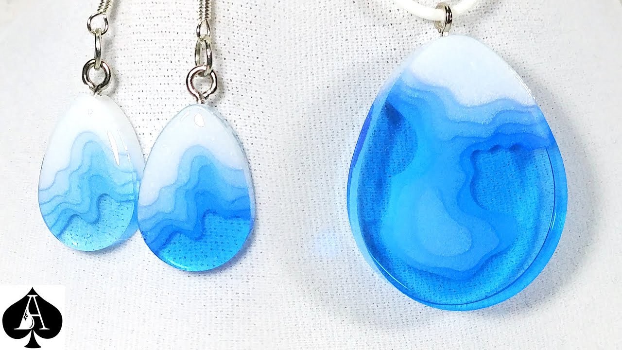 Topographic Landscape Jewellery From Epoxy Resin - Make Pendants ...
