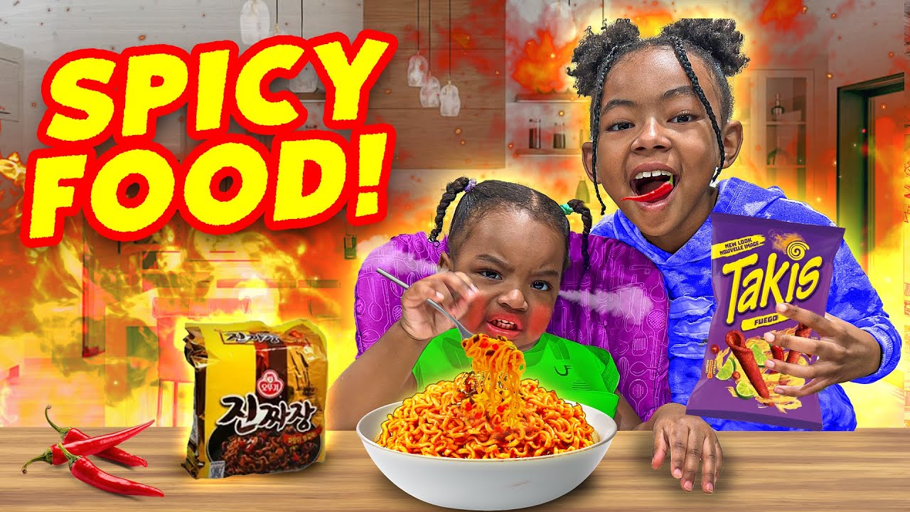 BABY eats HOT & SPICY FOOD for the FIRST TIME! - YouTube