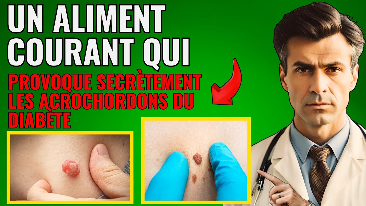 Un aliment courant qui provoque secrètement les acrochordons du DIABÈTE ...