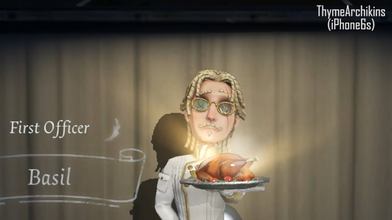 iDentity V : "First Officer Basil Costume" - YouTube