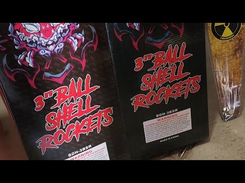 Small rocket and shell demo with firing system 2023 - YouTube