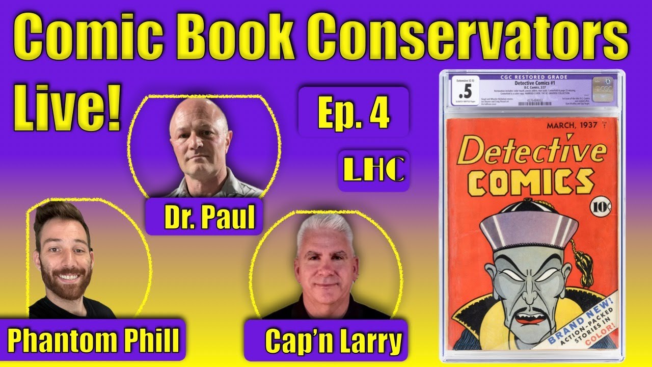 Comic Book Conservation Live Show! Episode 4. - YouTube