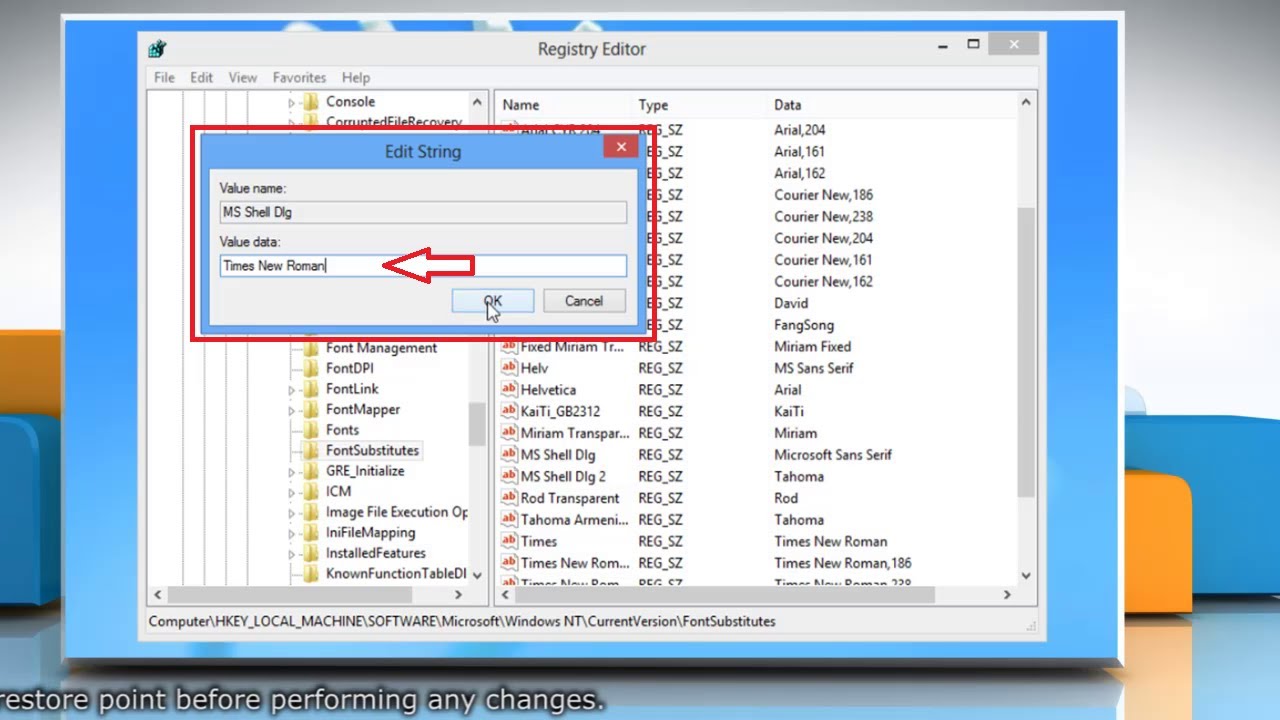 Changing the Default Font on Windows® 8 - YouTube
