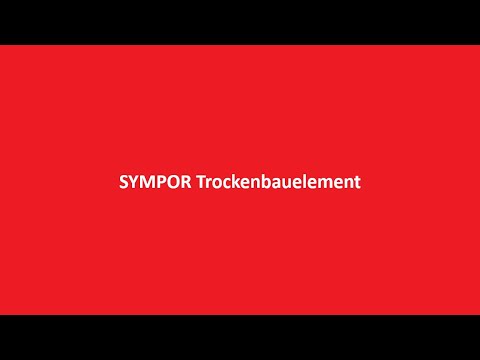 Produktvideo | SYMPOR Trockenbauelement Silber TBES - YouTube