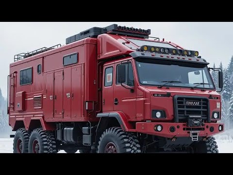 Meet the Kamaz 6x6 Snow Cruiser Camper – Built for Extreme Winter ...