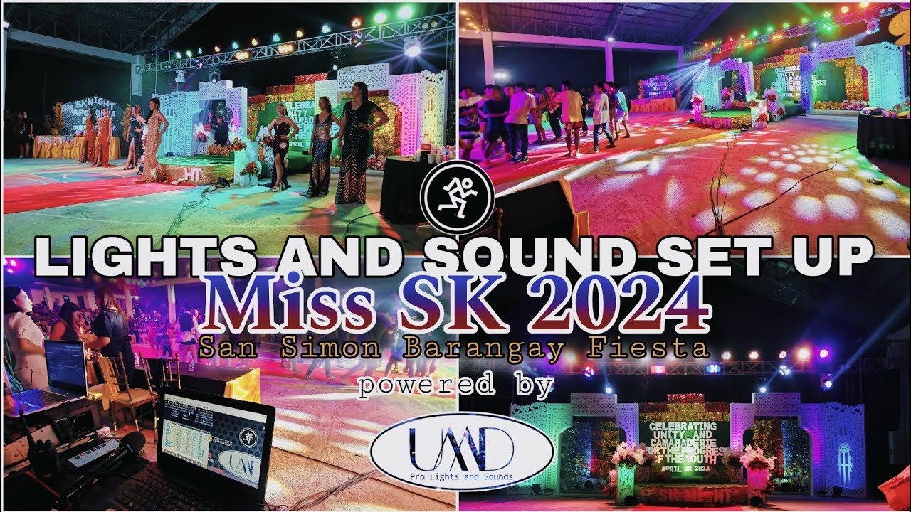 LIGHTS AND SOUND SET UP FOR SK NIGHT | Miss Sk San Simon powered by UMD ...