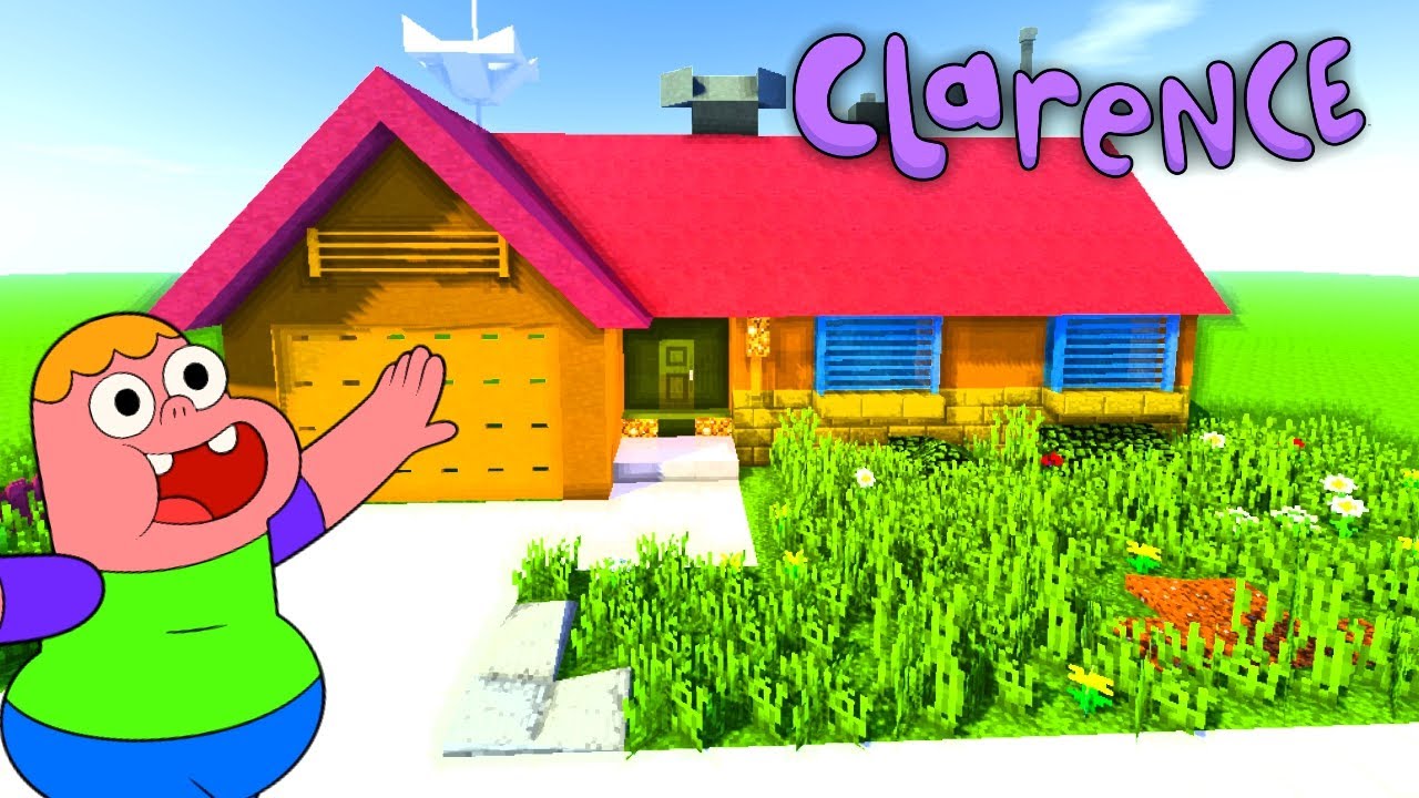 COMO HACER LA CASA DE CLARENCE EN MINECRAFT - YouTube