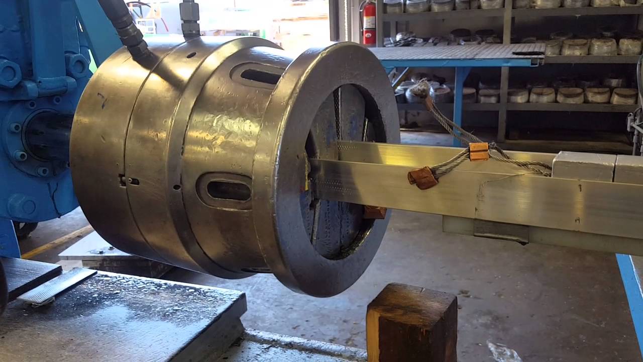 Stretch Forming preformed part - YouTube