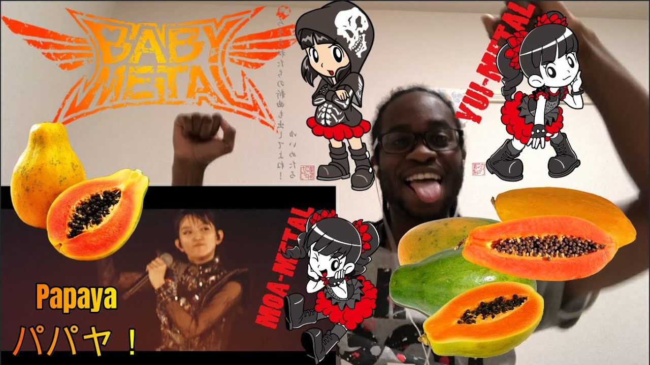 Reactions: Baby Metal Papaya Feat Hero - YouTube