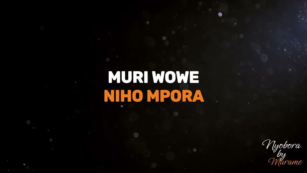 NYOBORA by Murame. Video Lyrics - YouTube