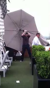 Rooftop Umbrella fail.MOV - YouTube