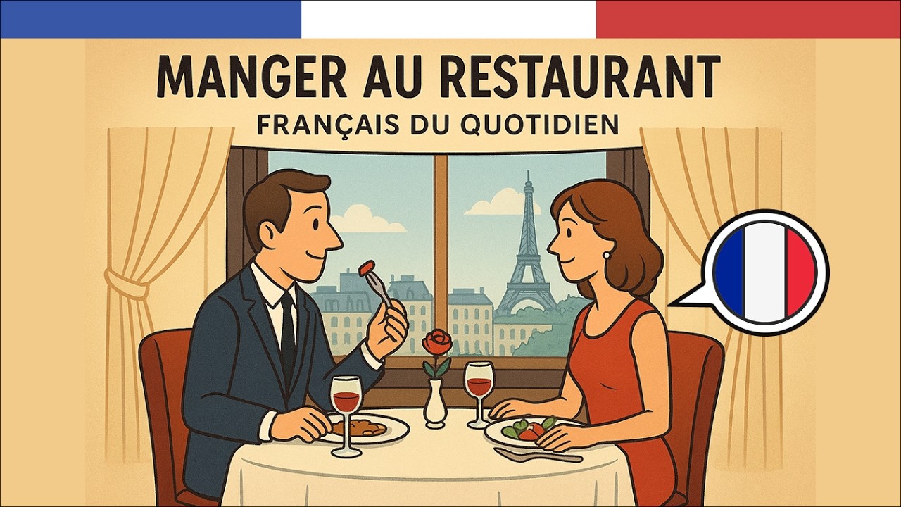 Learn French at a Paris Hotel Restaurant 🍽️ | French Listening ...
