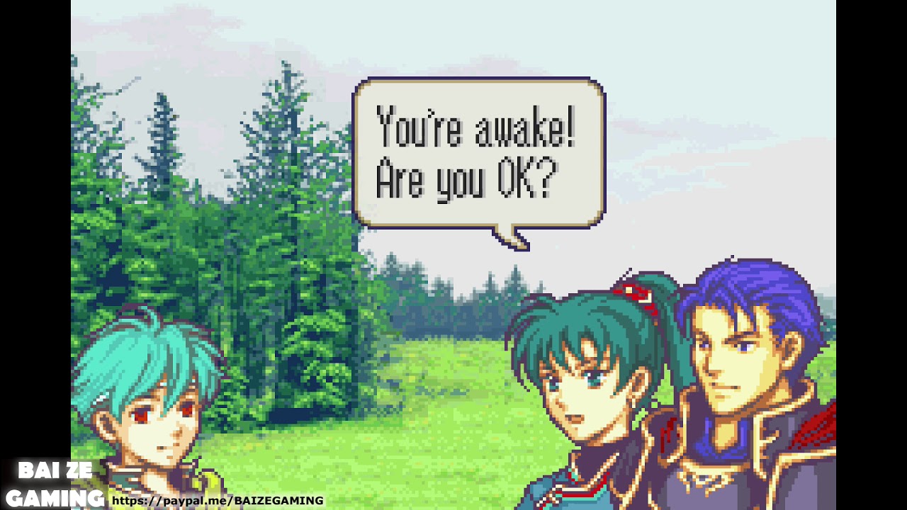 Fire Emblem GBA Blazing Blade 54 Dragons Nergal Athos Backstory! - YouTube