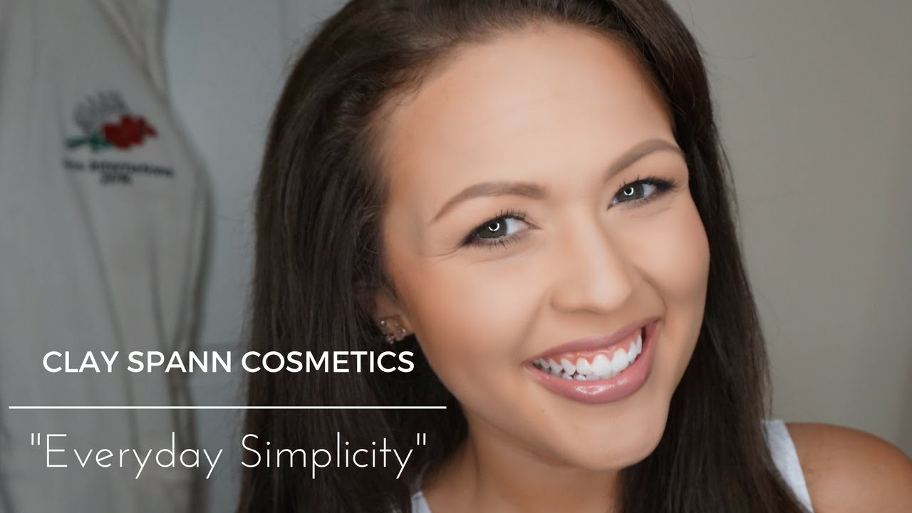 "Everyday Simplicity" Make-Up Tutorial | Clay Spann Cosmetics - YouTube