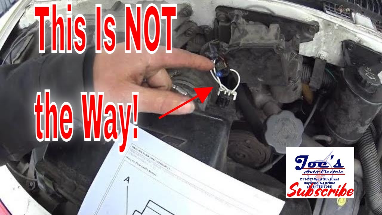 Chevy Astro No Start, MAF Code...ETC - YouTube