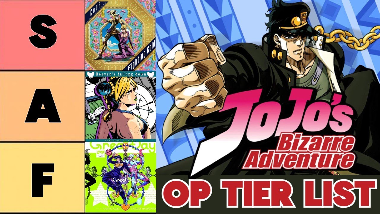 the MOST ACCURATE JoJo OP Tier List - YouTube