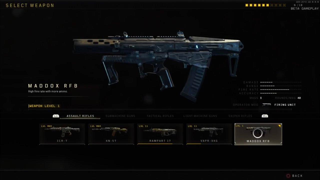 MADDOX RFB GAMEPLAY - Call of Duty Black Ops 4 Private Beta - YouTube
