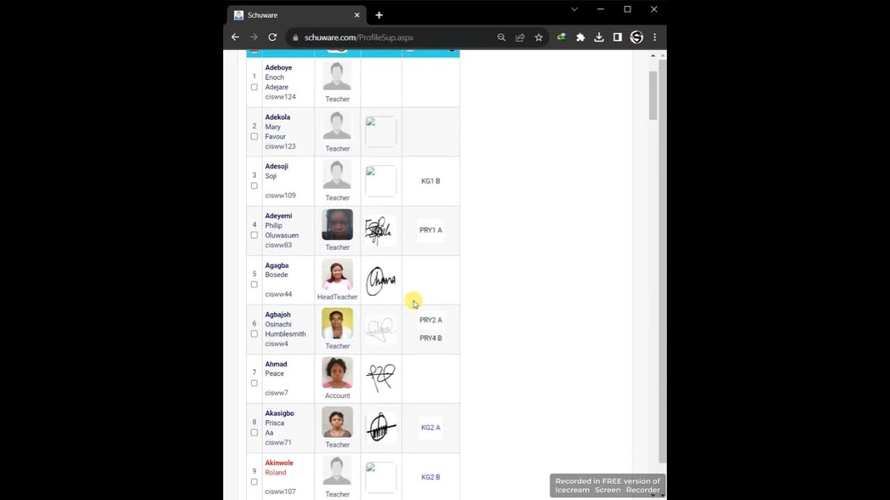 HOW TO ASSIGN AND UNASSIGN CLASS AND SUBJECT TO TEACHER ADMIN SCHUWARE V7 - YouTube