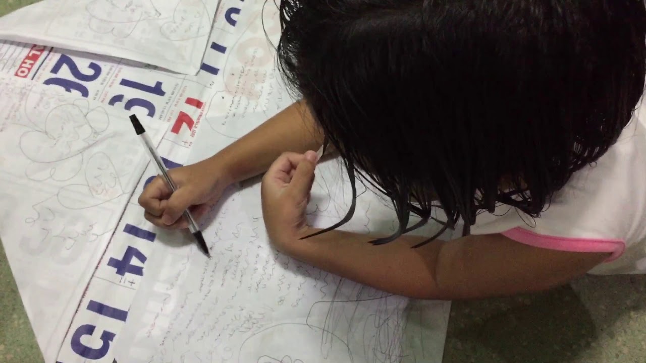 Izzy writing - YouTube