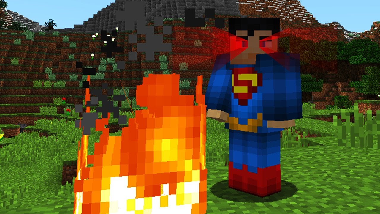 SUPERMAN in MINECRAFT? - Minecraft Command! - YouTube