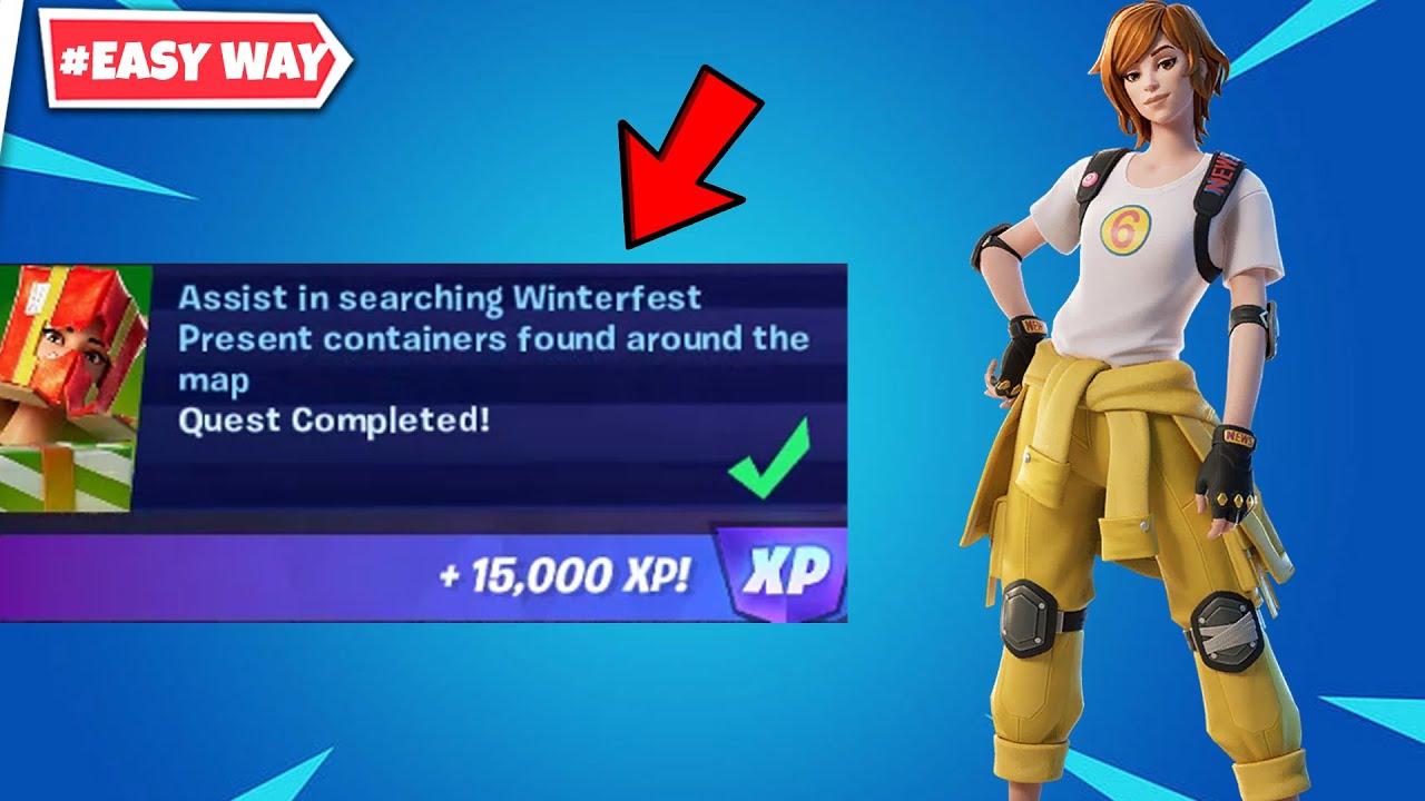 How to EASILY Assist in searching Winterfest Present containers found ...