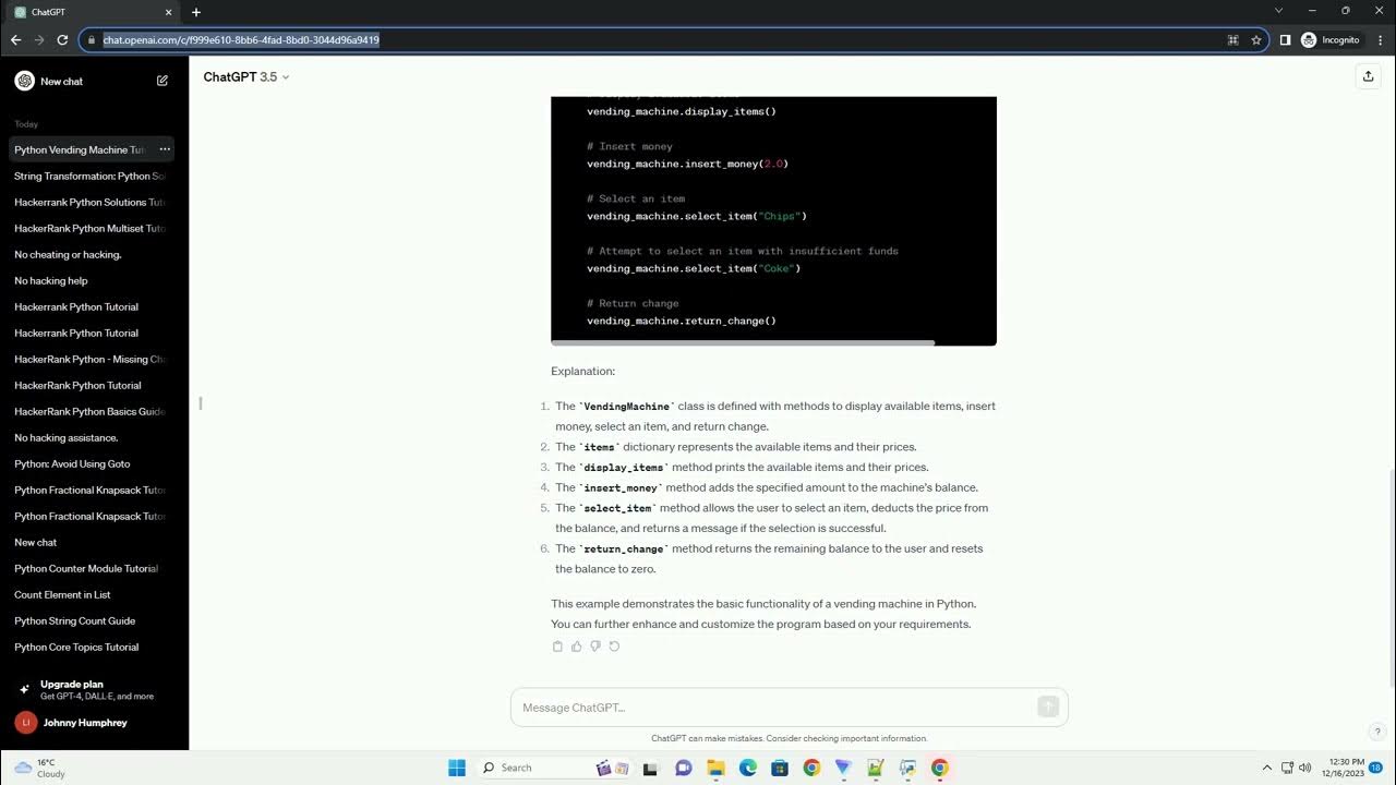 Hackerrank Python Basic Certification Solutions Vending Machine Youtube