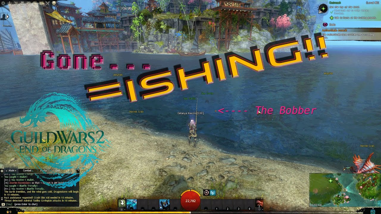 Gone Fishing! Guild Wars 2 End of Dragons, Lets Go Fishin' 1 minute ...