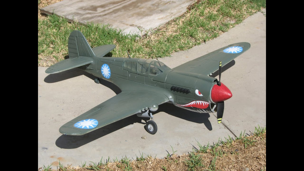 GWS P-40 retract - YouTube