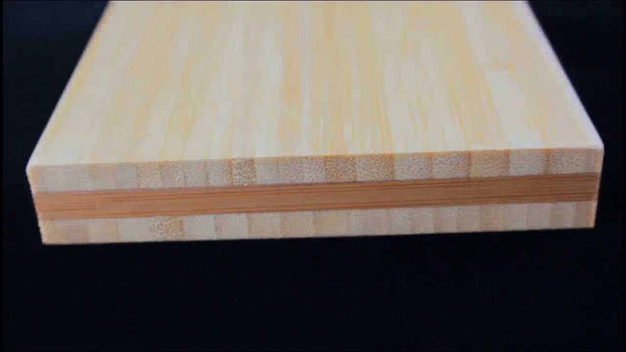 Natural cross bamboo panel - YouTube