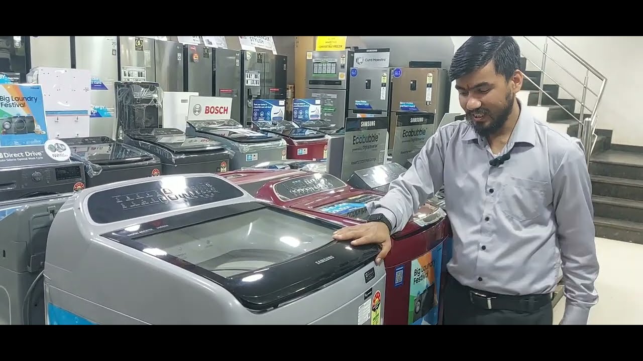 Samsung New top load wobble technology |samsung top load washing ...