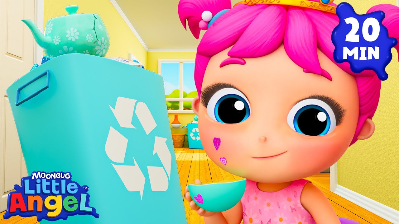 Jill Is The Recycling Queen♻️ Little Angel +More Nursery Rhymes and ...