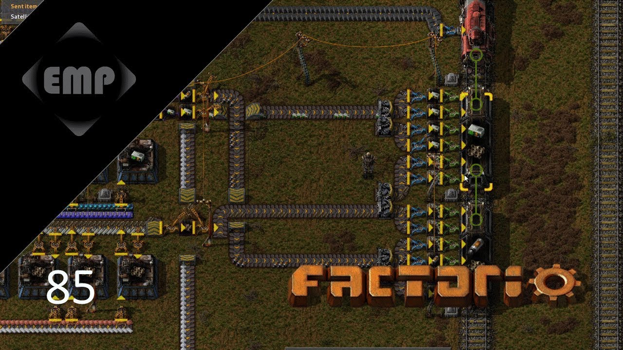 Let's Play Factorio 0.16 - Launch Pad Train Setup 85 - YouTube