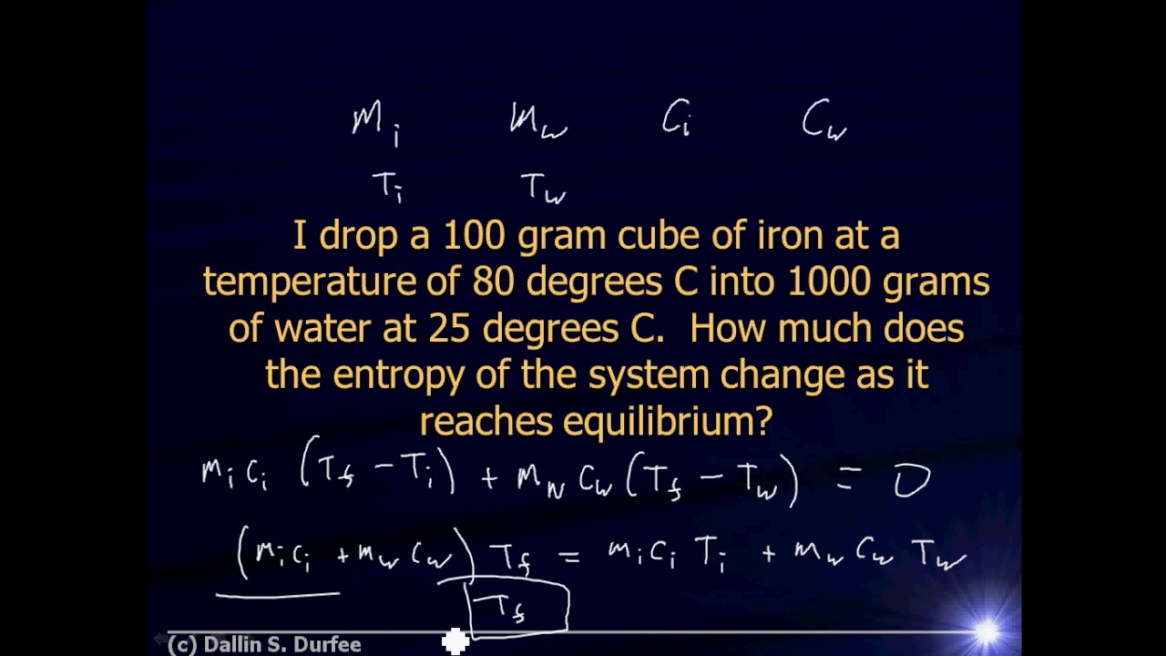 Physics123 Entropy Examples - YouTube