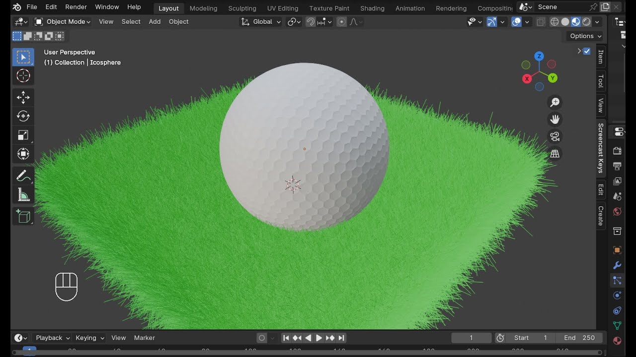 Tutorial basic 3D blender pemula | membuat bola - YouTube