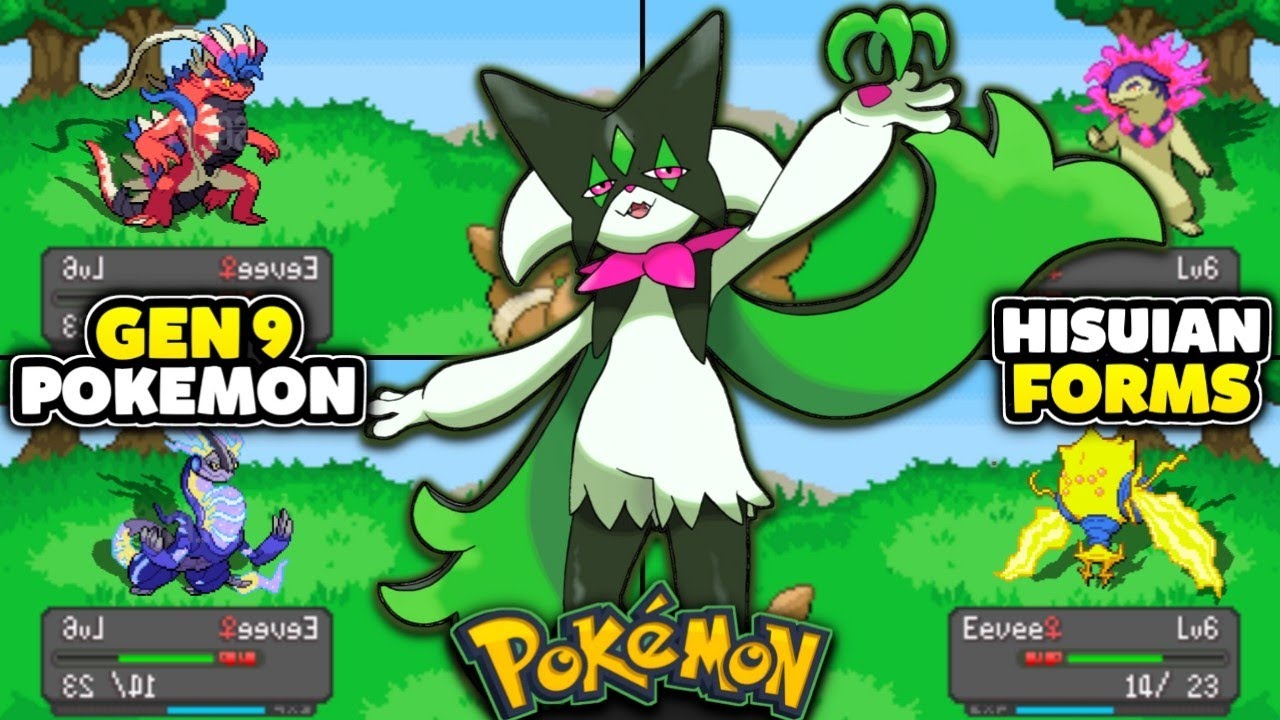 [Updated] Pokemon GBA ROM Hack With Gen 9, Hisuian Forms, Paldean Forms ...