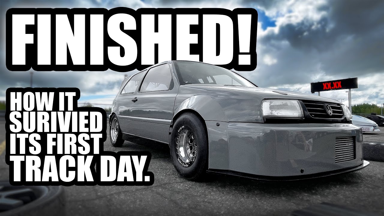 Our MK3 GTI drag car is finished! First track event. - YouTube