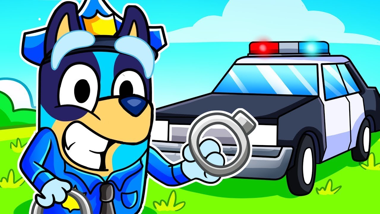 BLUEY BECOMES A POLICE OFFICER IN ROBLOX! 😁👮 - YouTube