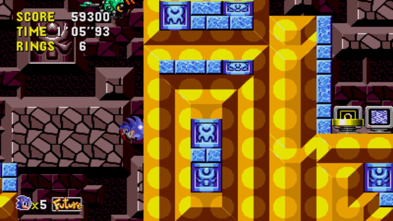 Sonic CD [PC] Playthrough Part 3 (Tidal Tempest Zone) [1080p] - YouTube