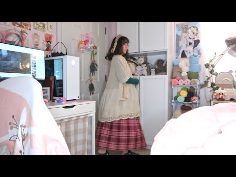 Mori Kei Cottage Upcycled Patchwork Floral Skirt Etsy Find Unboxing TryOn Miwako