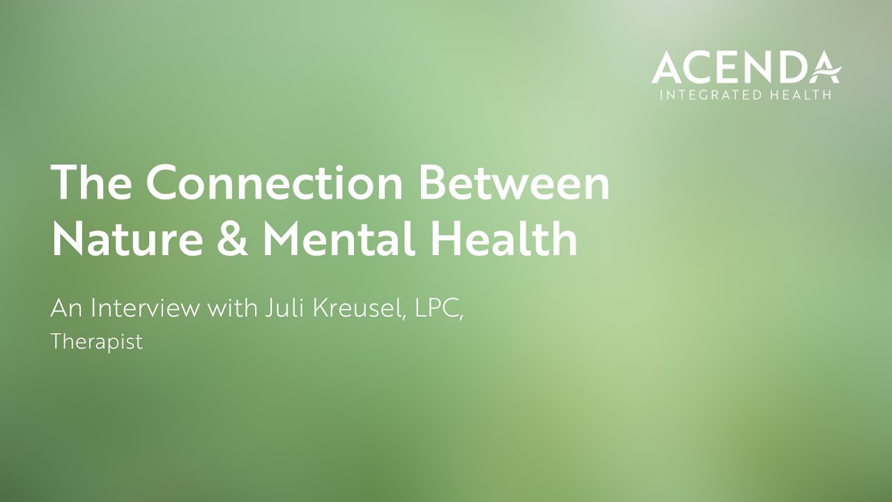 The Connection Between Nature & Mental Health - YouTube
