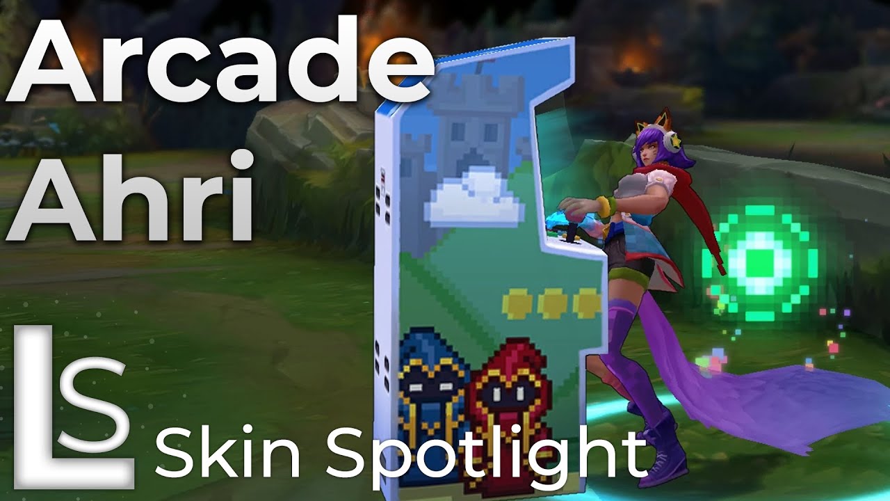 Arcade Ahri - Skin Spotlight - League of Legends - YouTube