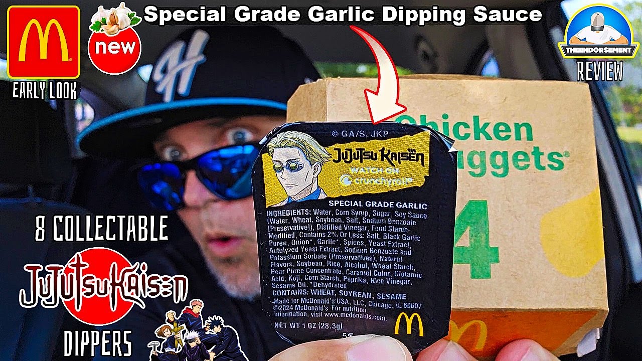 McDonald's® Special Grade Garlic Dipping Sauce Review! 🧄 | Jujutsu ...