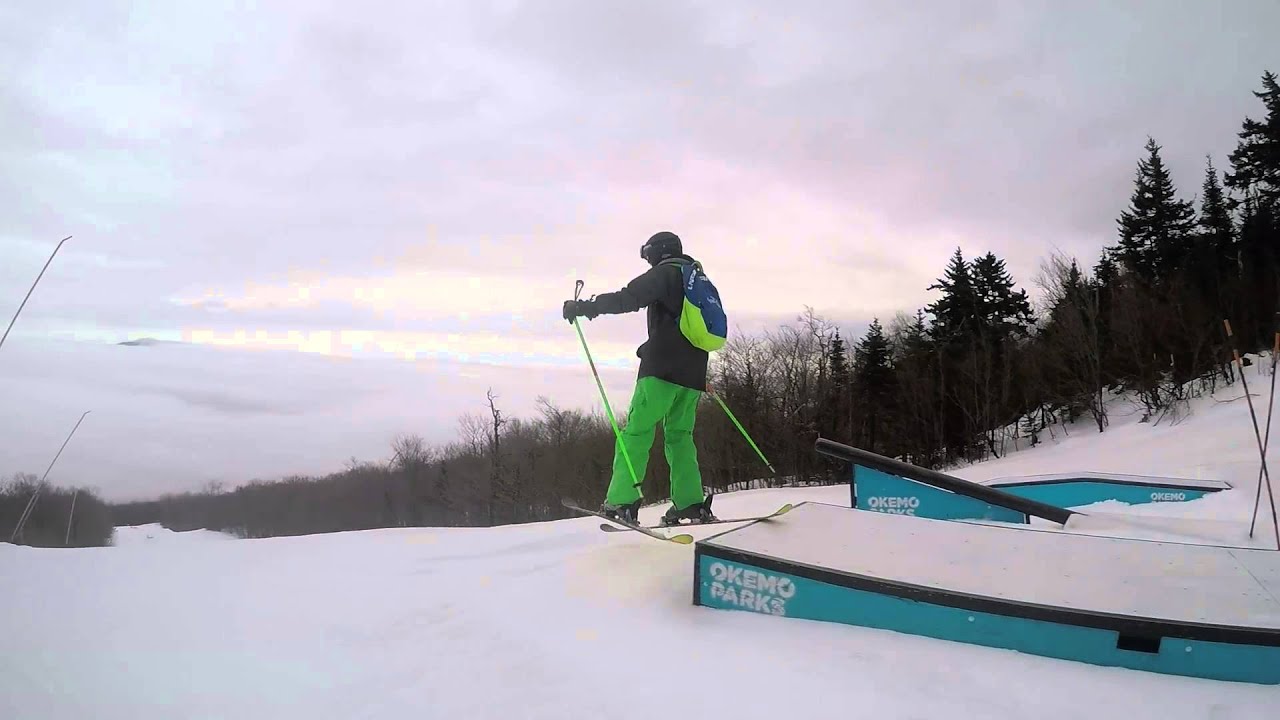 Okemo Terrain Park 2015 - YouTube