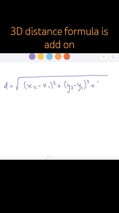Derive Distance Formula in 3D - YouTube