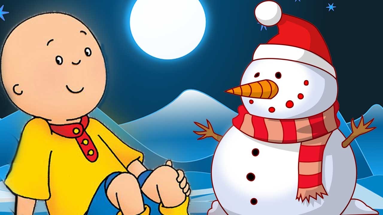 Caillou | 🌟 Caillou builds a Snowman 🌟 | Christmas | #CaillouHolidayFun ...