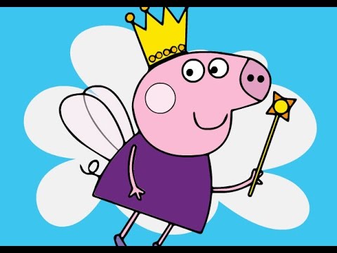 Peppa Pig Fairy Fun Episode Coloring - YouTube