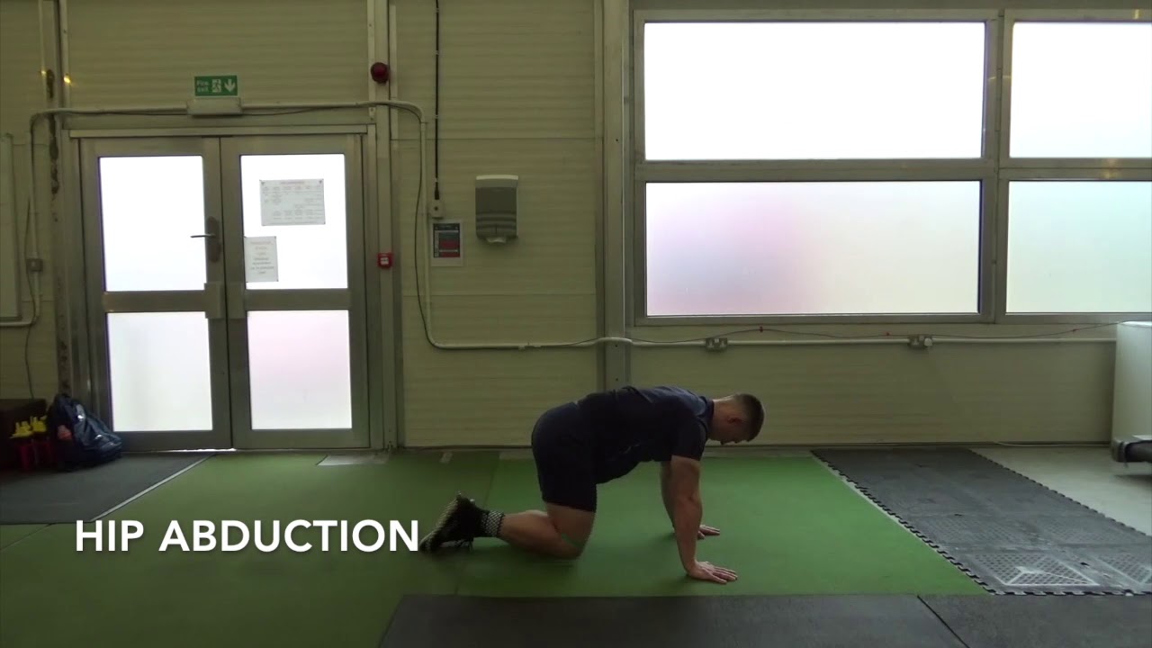 Kneeling Hip Abduction - YouTube