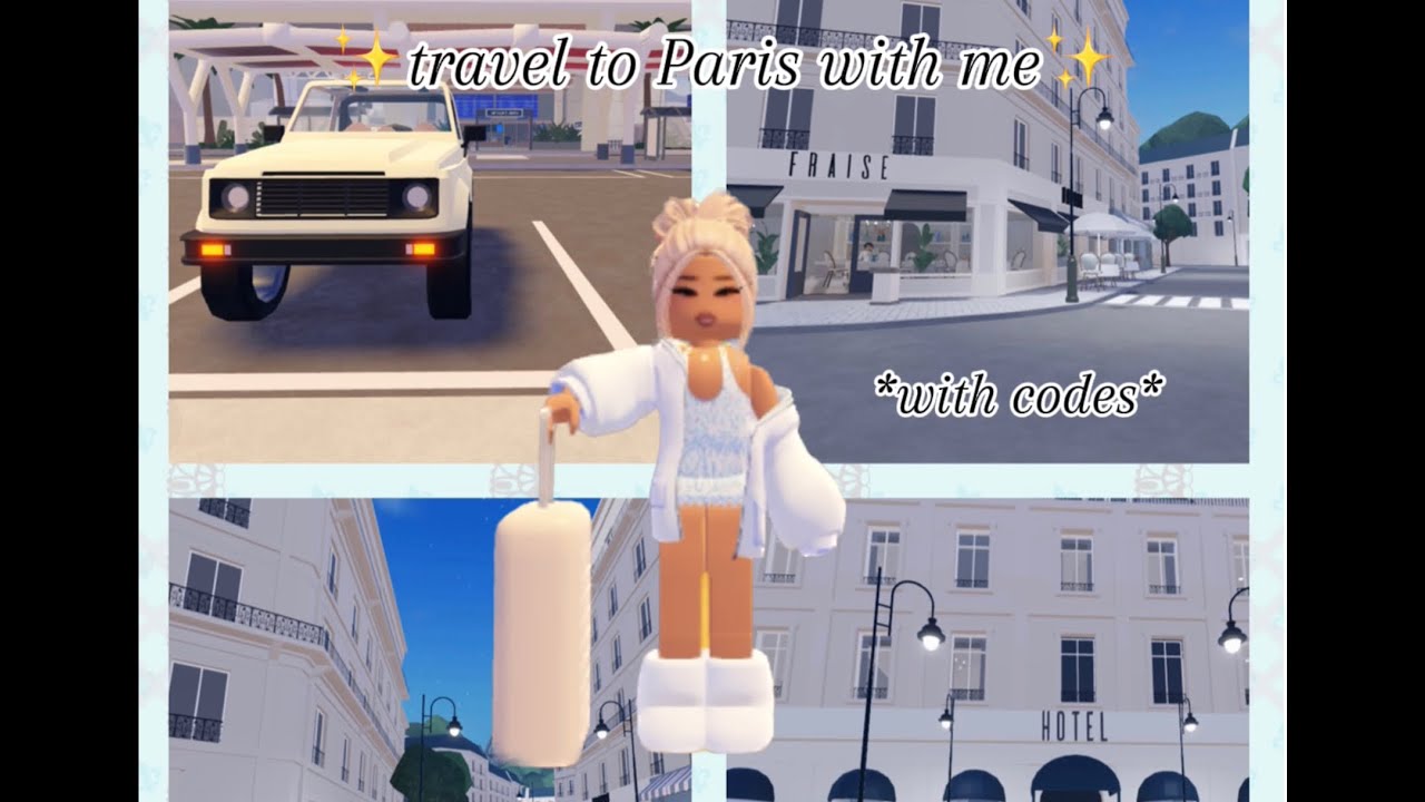 TRAVEL WITH ME TO PARIS!! *Berry Avenue VLOG ~ with codes* #berryavenuecodes #roblox - YouTube