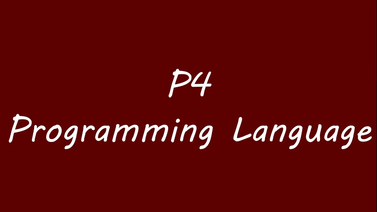 P4 Programming Language Basic Information Silent Ragu Silent Killers Silent Killers Edits